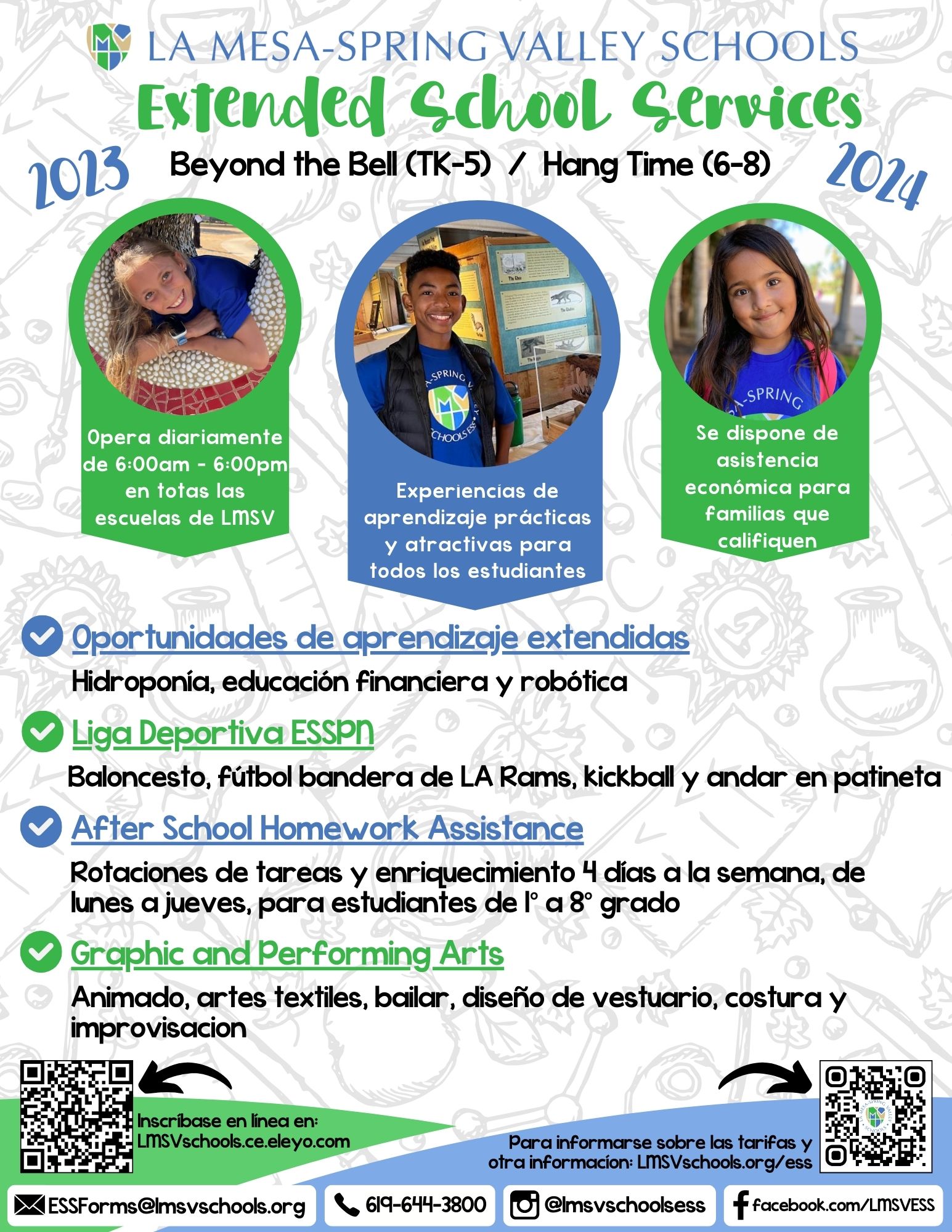 Extended School Services (ESS) – La Mesa-Spring Valley Schools